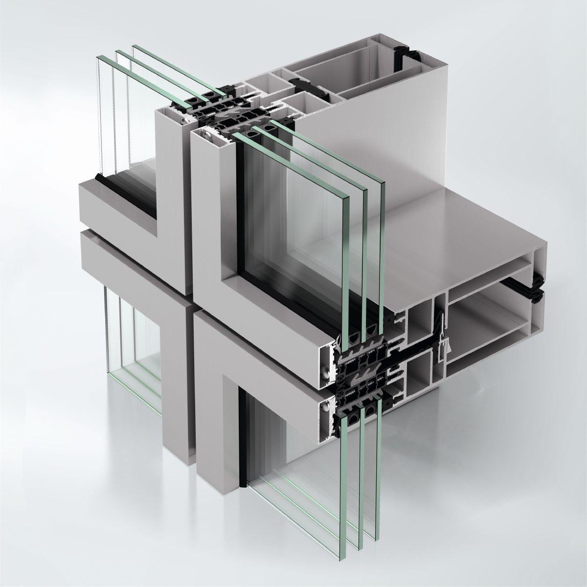 Unitised curtain walling system - : BSF Group