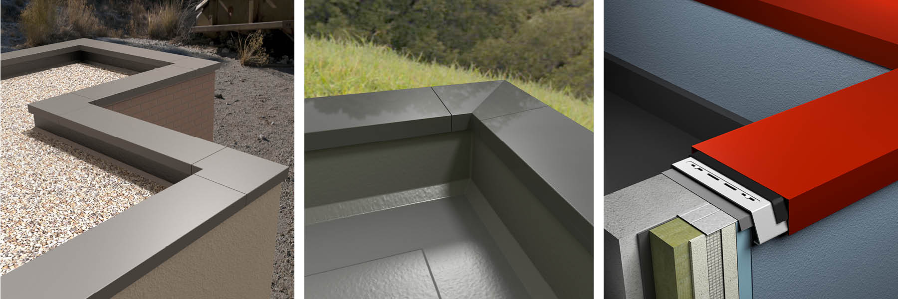 Aluminium Roof Coping - : BSF Group